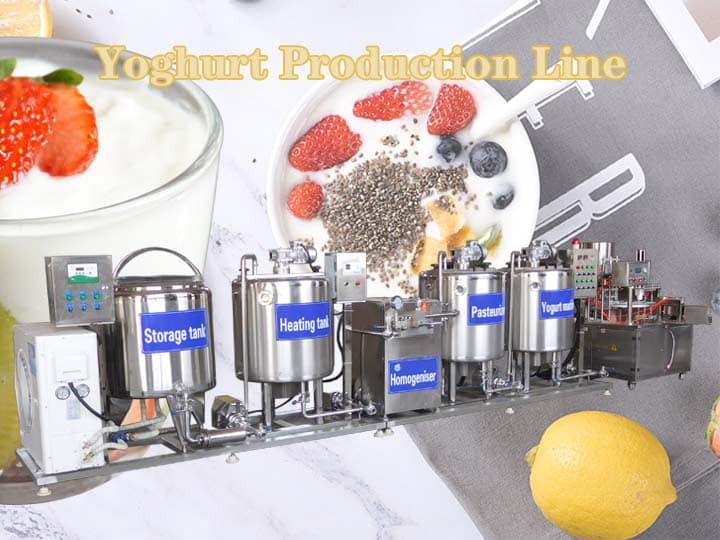 Process Introduction of Solidified Yogurt Production Line